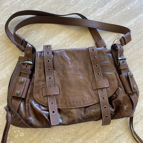 Michele | Bags | Michele Brown Leather Purse | Poshmark